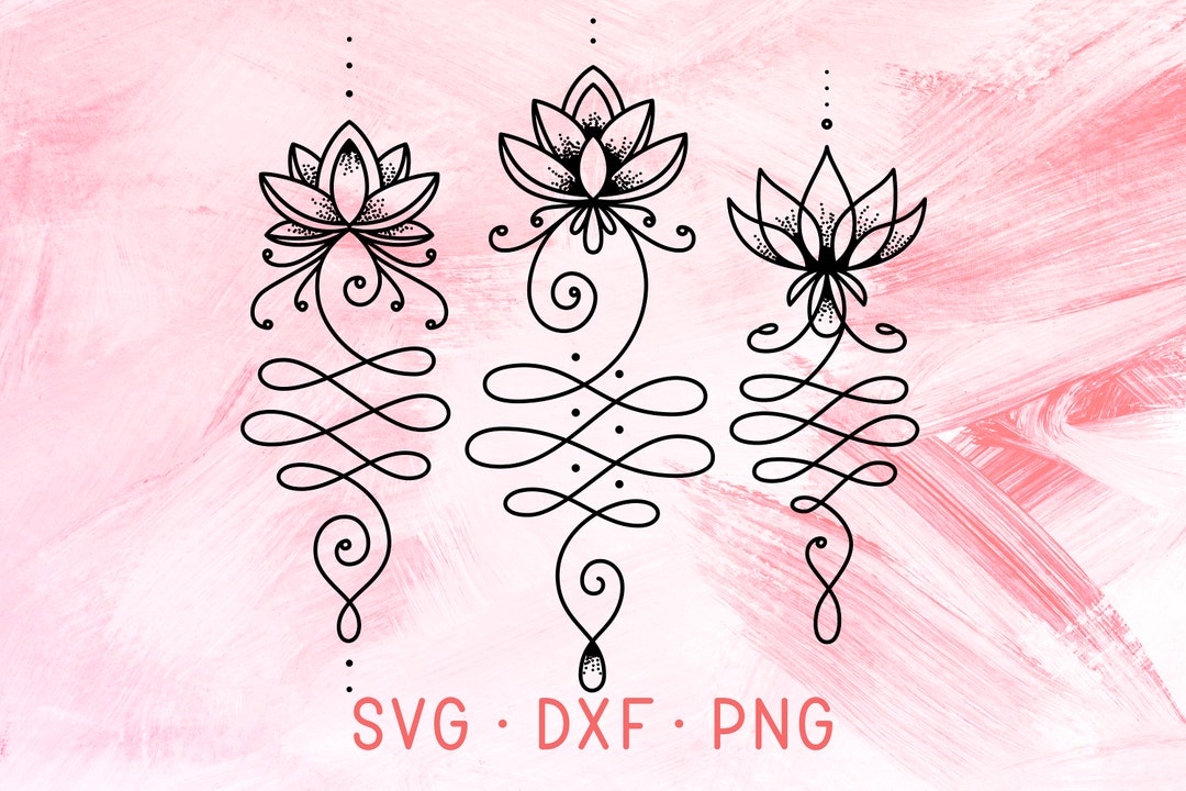 UNALOME SVG, Lotus SVG, Yoga Svg, Lotus Flower Svg, Namaste Svg, Lotus ...