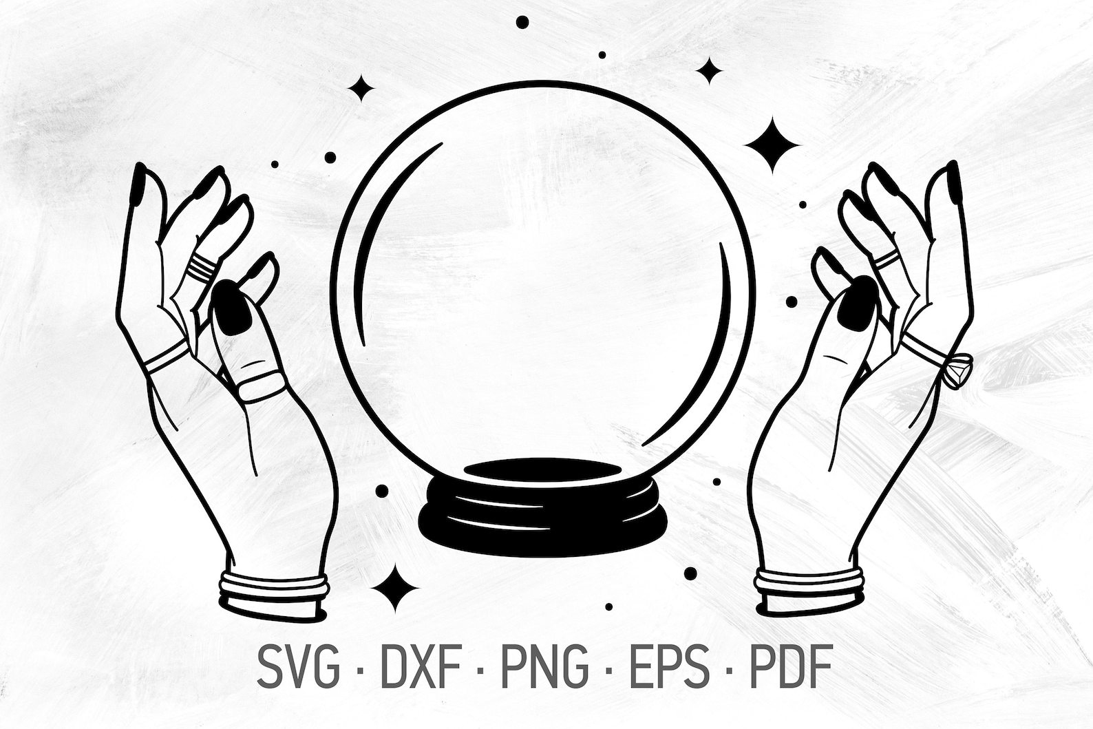 Crystal Ball SVG Cricut Cut Files Magic Ball for Psychic | Etsy