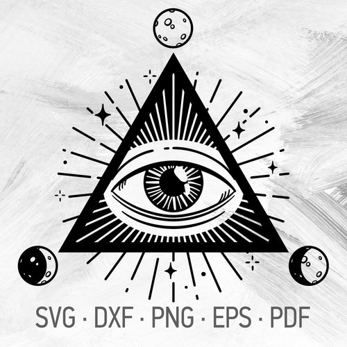 Third Eye SVG Cricut Cut Files Religious Christian Symbol - Etsy