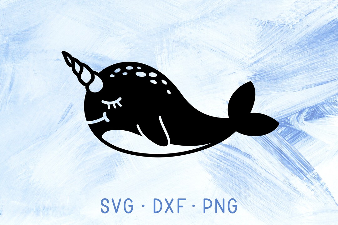 Narwhal SVG, Narwhale SVG DXF Png Nautical Svg Cricut Files, Narwhal ...