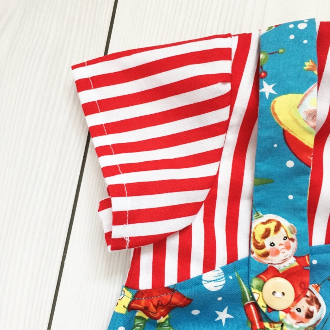 Funky boys romper retro baby boy outfit baby space romper | Etsy