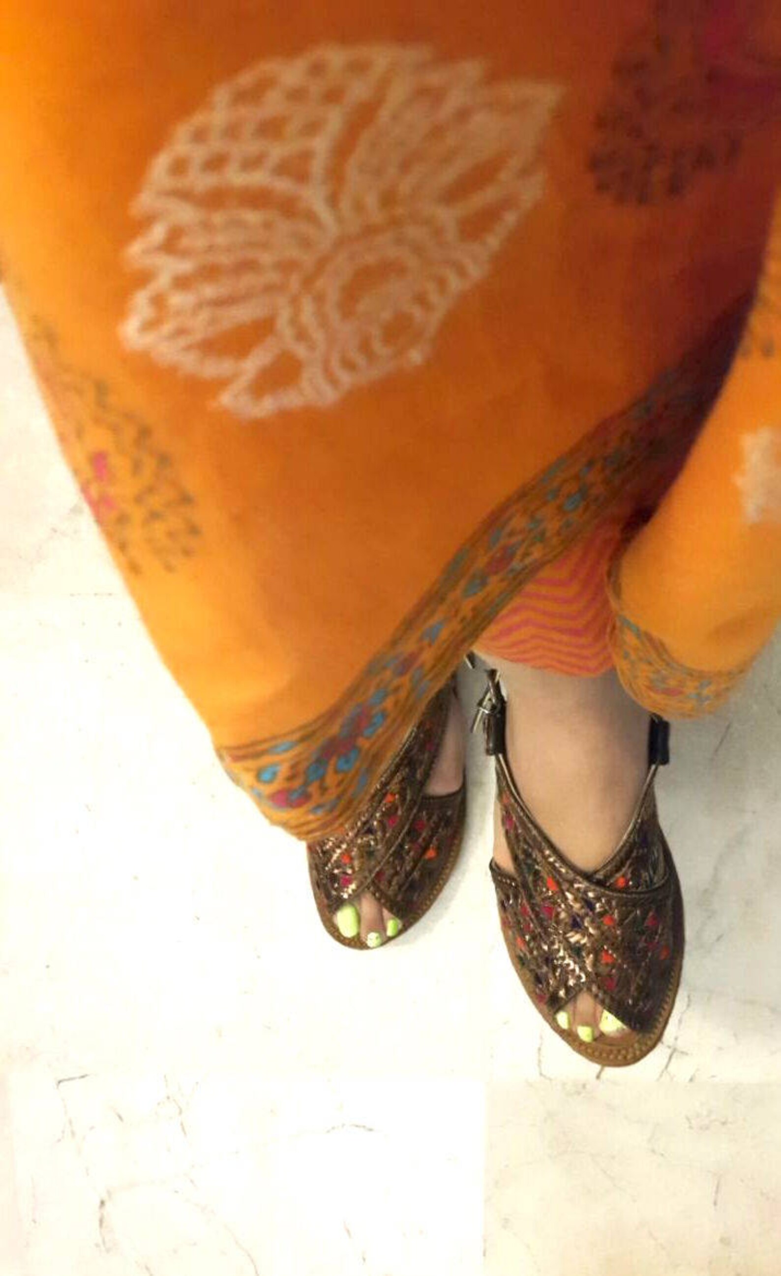 DHANAK: Womens Sandals Brown Sandals Women Indian Shoes Punjabi Jutti ...