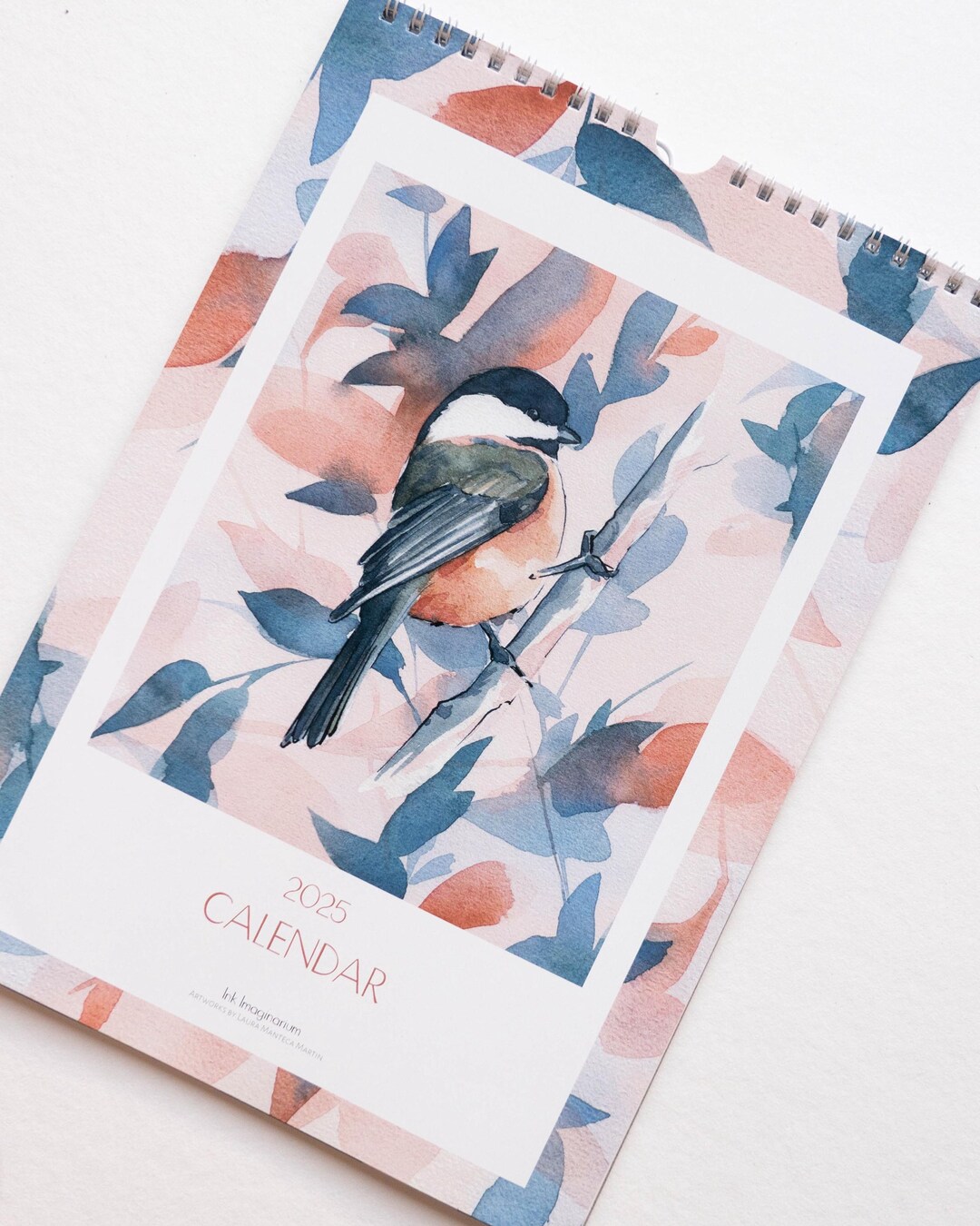 Wall Calendar 2025 "watercolor Birds" - A4 Watercolor Painting Calendar ...