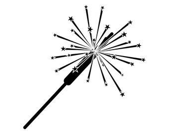 Sparkler svg | Etsy
