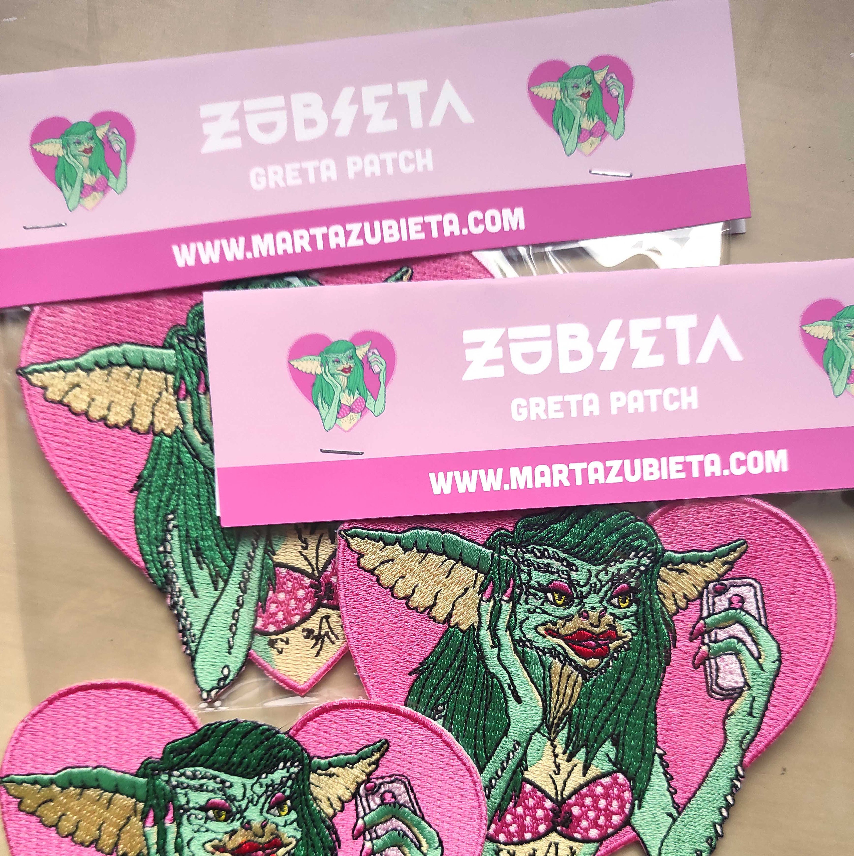 Greta the Gremlin Embroidered Patch Iron on or Sew on | Etsy