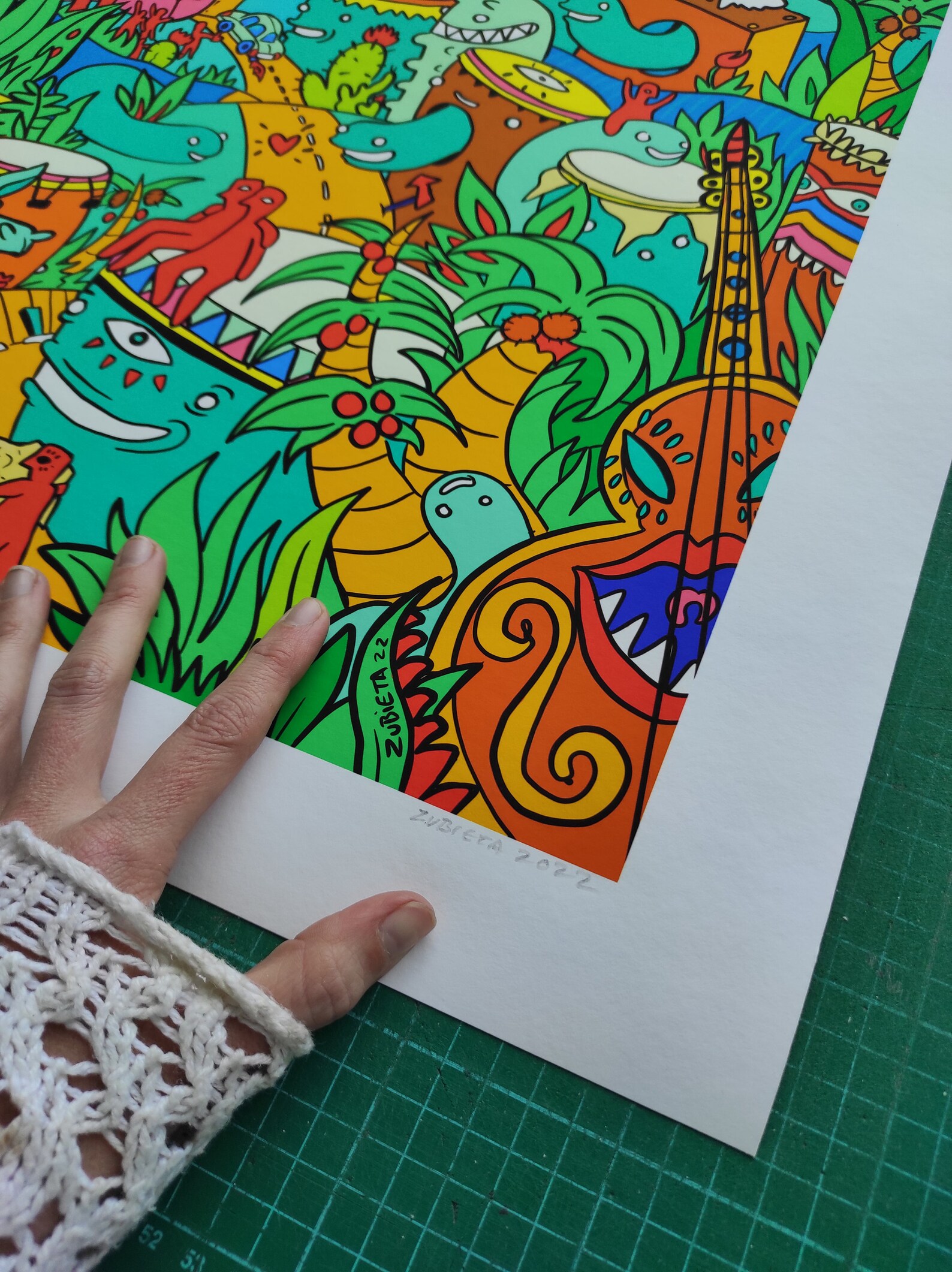 Bongo City: Brasil Tropical Jungle Square Wall Art II Art Giclée Print ...