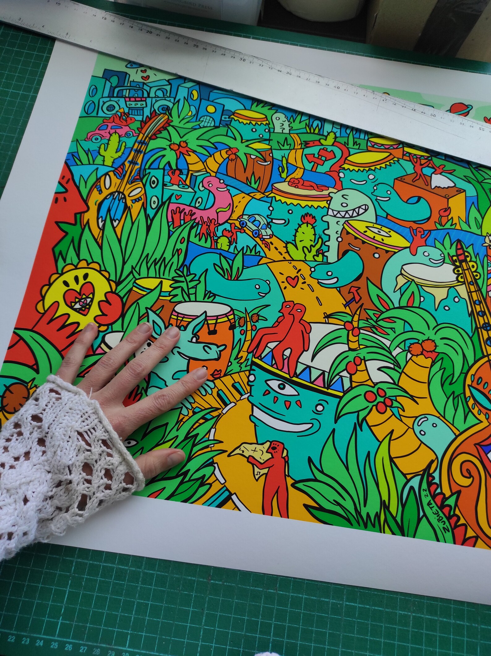 Bongo City: Brasil Tropical Jungle Square Wall Art II Art Giclée Print ...