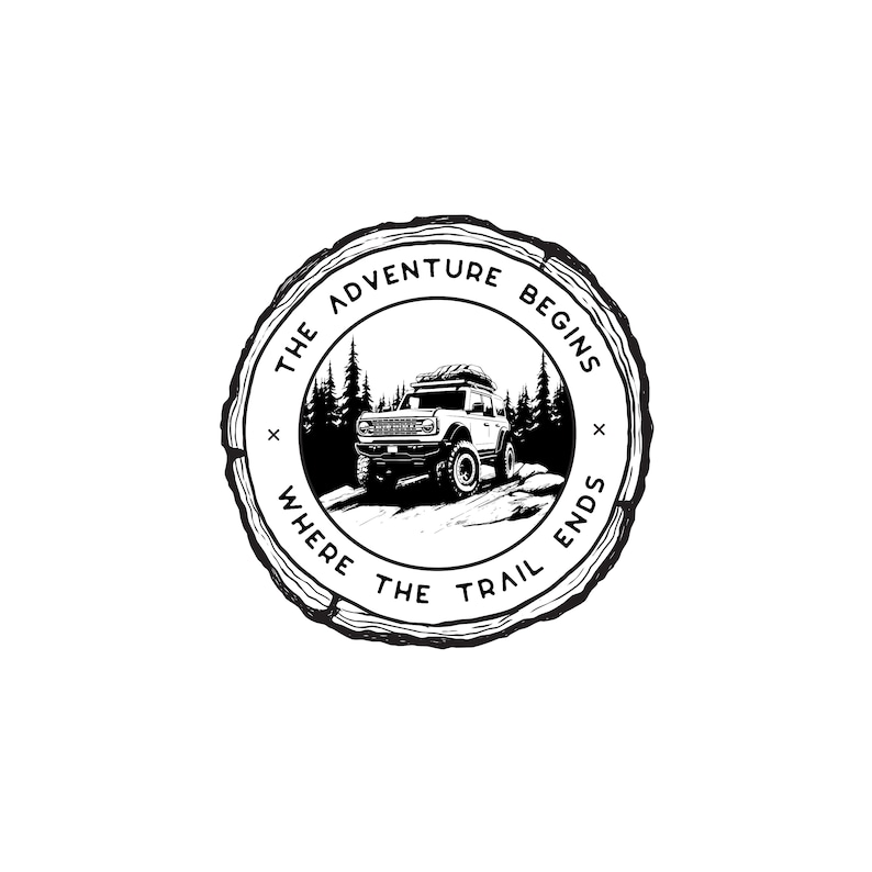 Off-road Bronco Adventure Badge: 4x4 Vehicle Clip Art (SVG PNG PDF) - Etsy