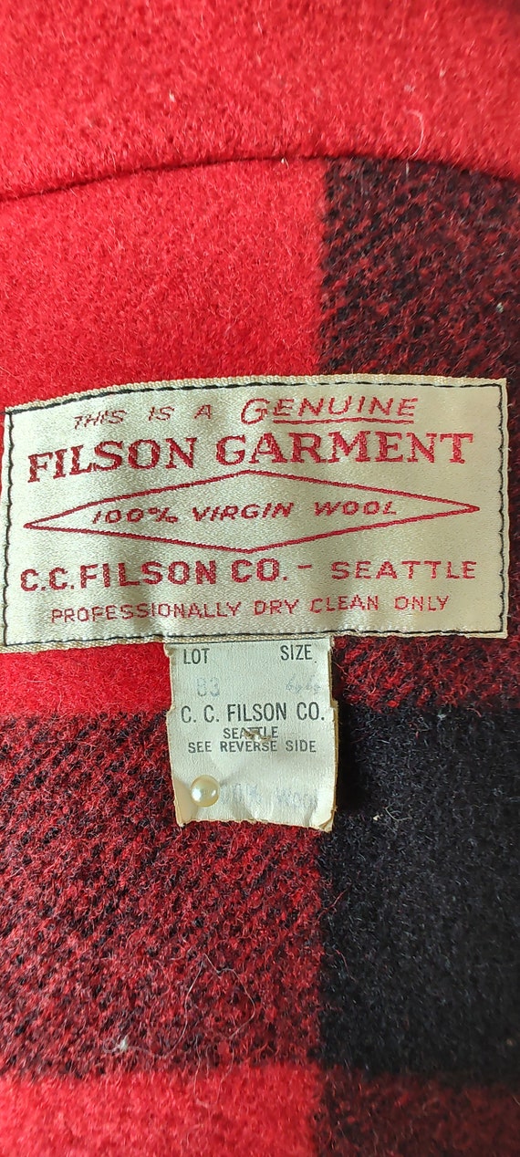 Filson Double Mackinaw Size 44 Chest in beautiful con… - Gem