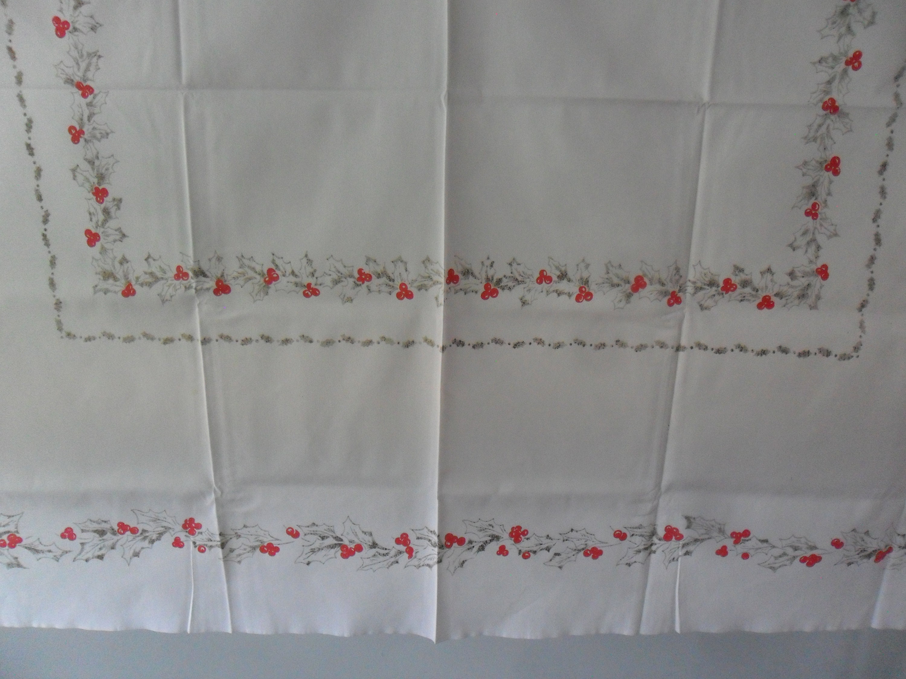 1950s California Handprint Holiday Tablecloth in | Etsy