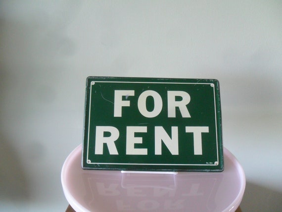 Authentic 1950-60s Vintage for Rent Sign Creamy - Etsy
