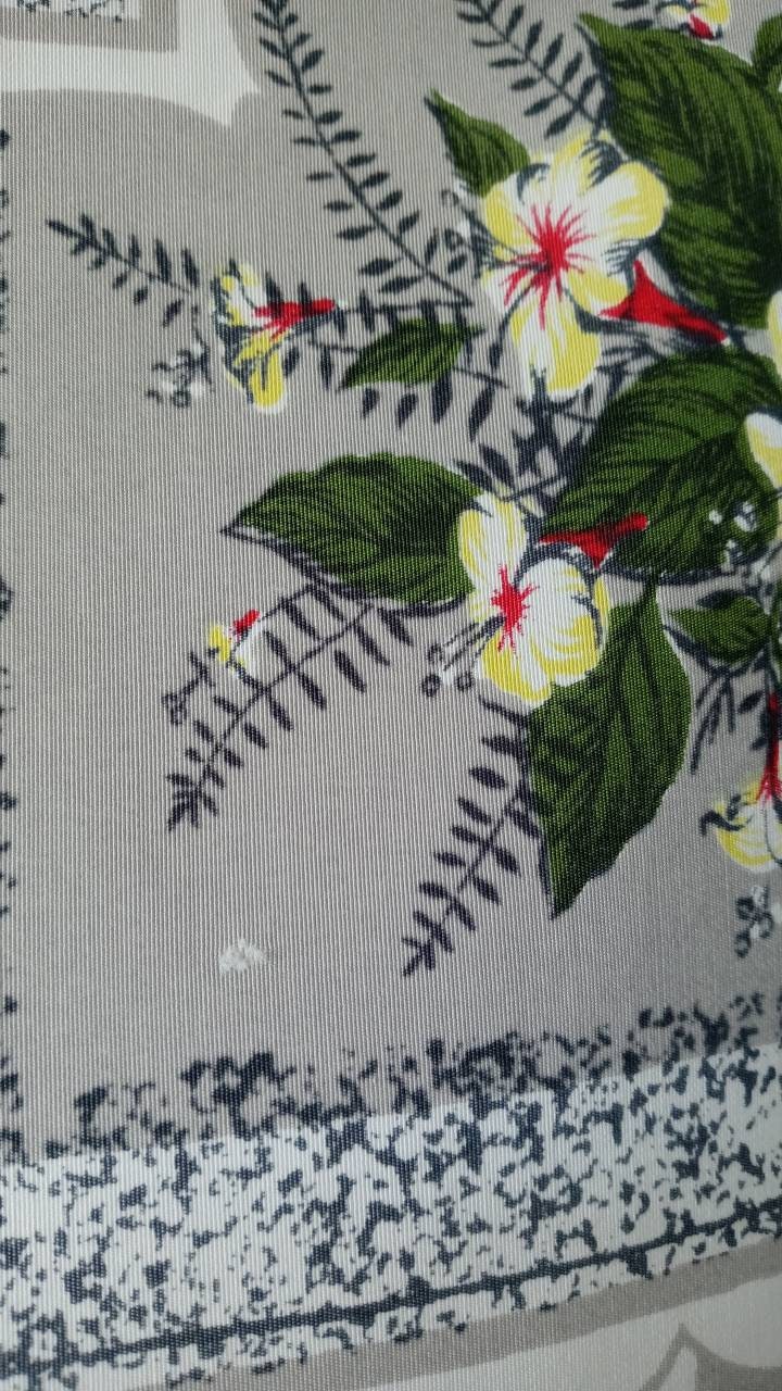 1950s California Handprint Floral Tablecloth in Crisp White - Etsy