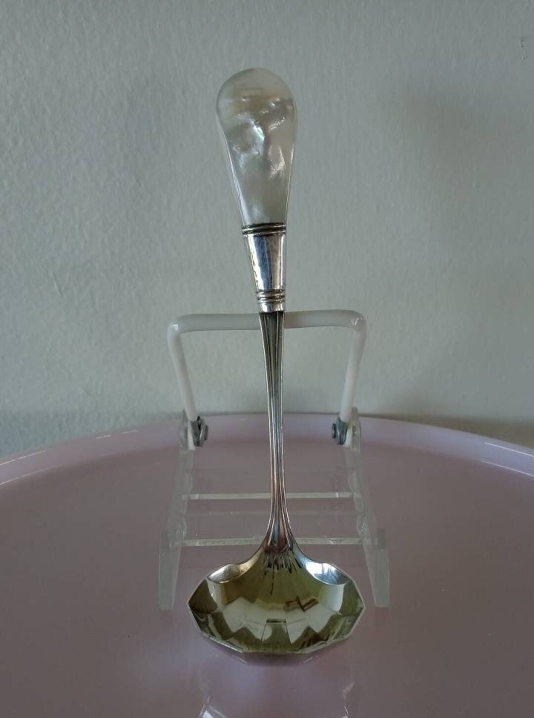 1940s Ladle With Mother of Pearl Tip and Sterling Band for Sauces and ...