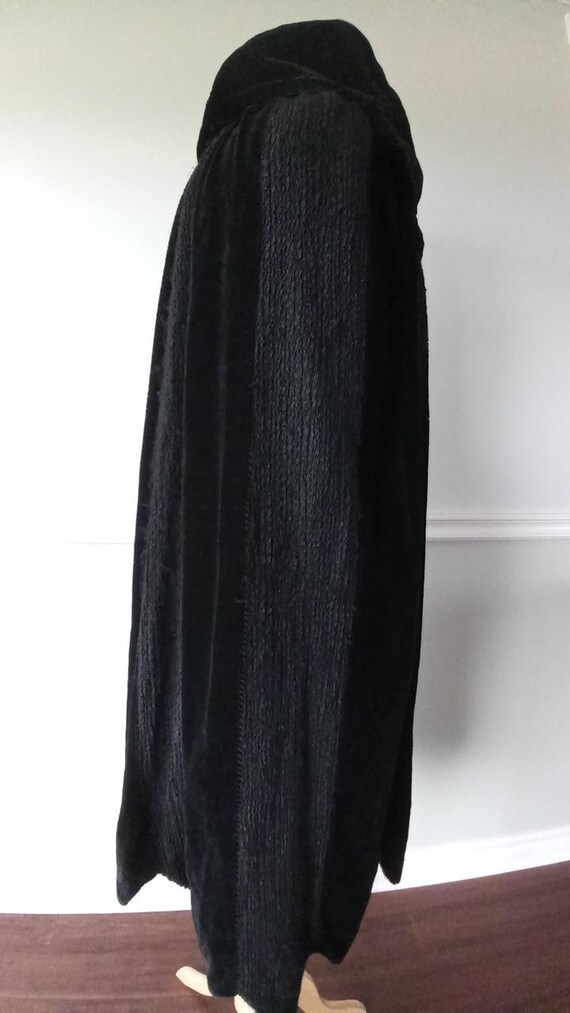 Early 1900s Mohair Cape with Sawtooth Hem | Extraordi… - Gem