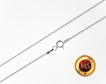 2mm Italy 925 SOLID Sterling Silver Diamond-cut ROPE Chain | Etsy