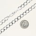 ITALY 925 SOLID Sterling Silver CURB Chain Necklace or Bracelet 7" - 30 ...