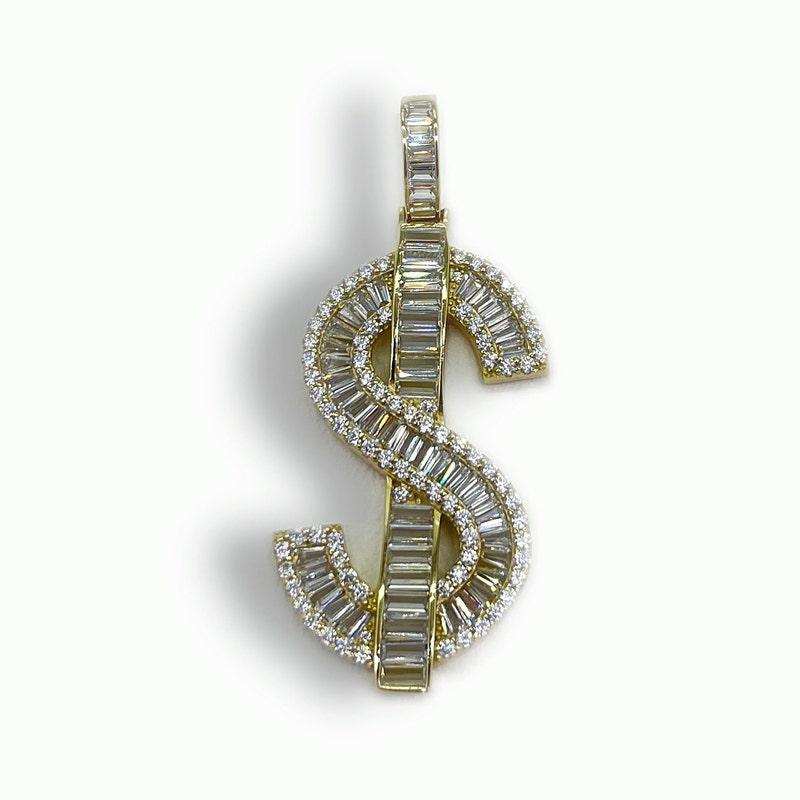 Dollar Sign Necklace - Etsy