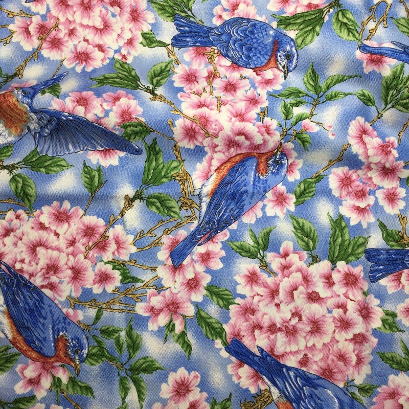 Bluebird Fabric - Etsy