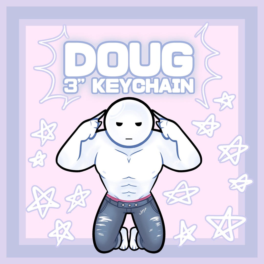 Doug [date Everything] — 3'' Keychain - Etsy