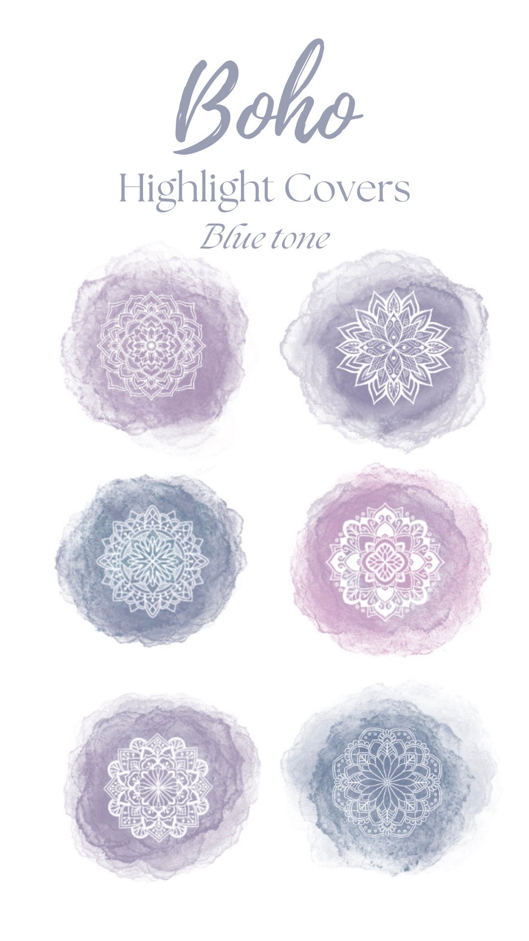 Minimal Boho Highlight Covers / Digital / Social Media / Instagram ...