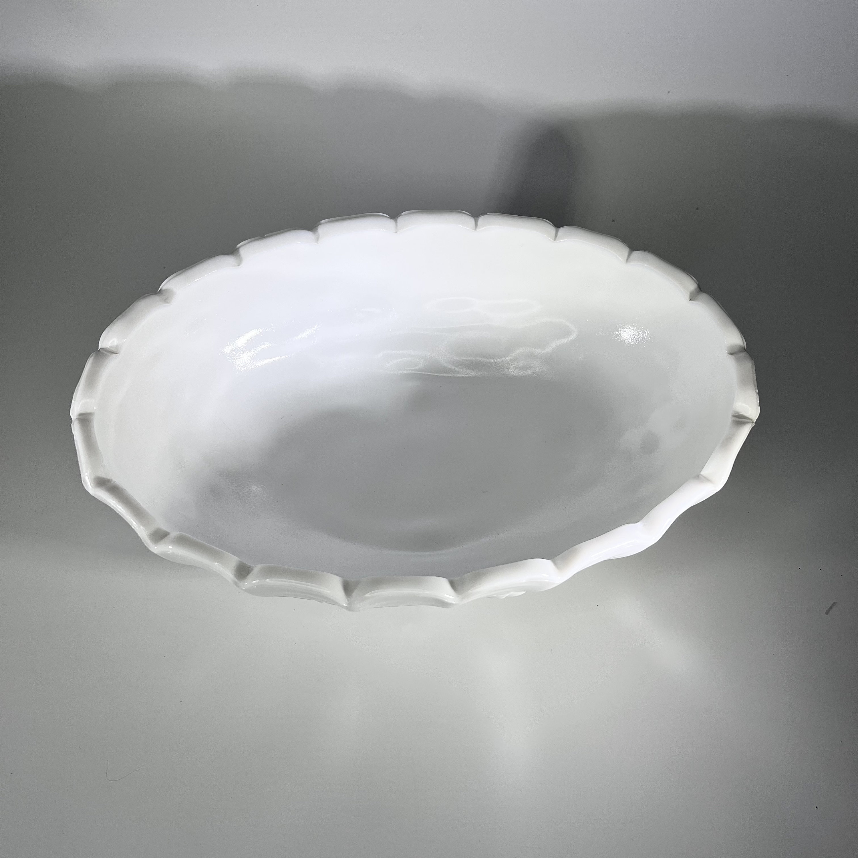 Vintage Indiana Milk Glass Fruit Bowl Harvest Fruit Pattern - Etsy