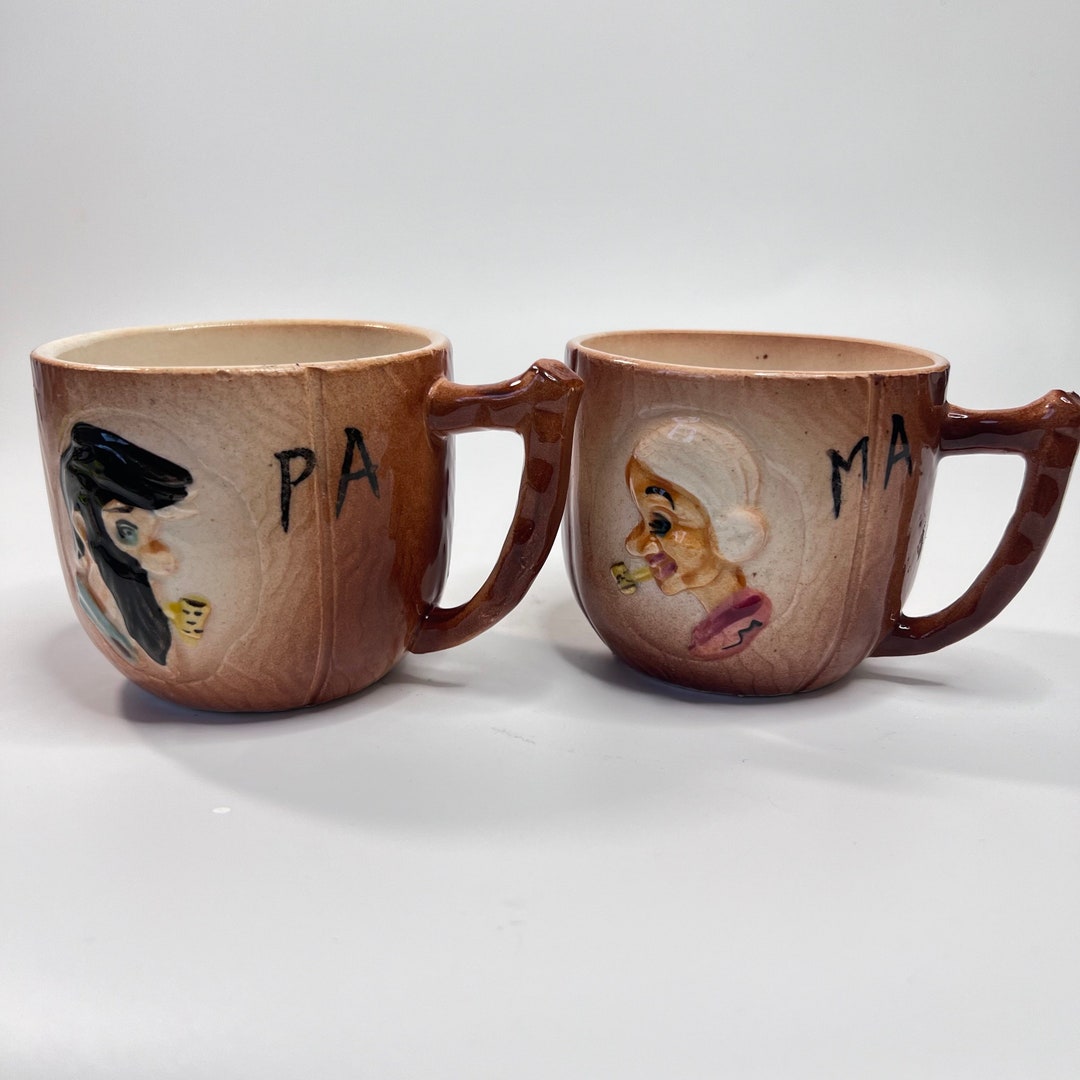 Set of 2 Hillbilly MA and PA Mugs - Etsy