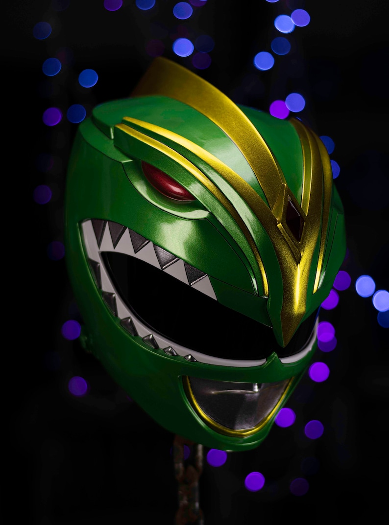 Green Ranger Custom Helmet Taller Azlo - Etsy
