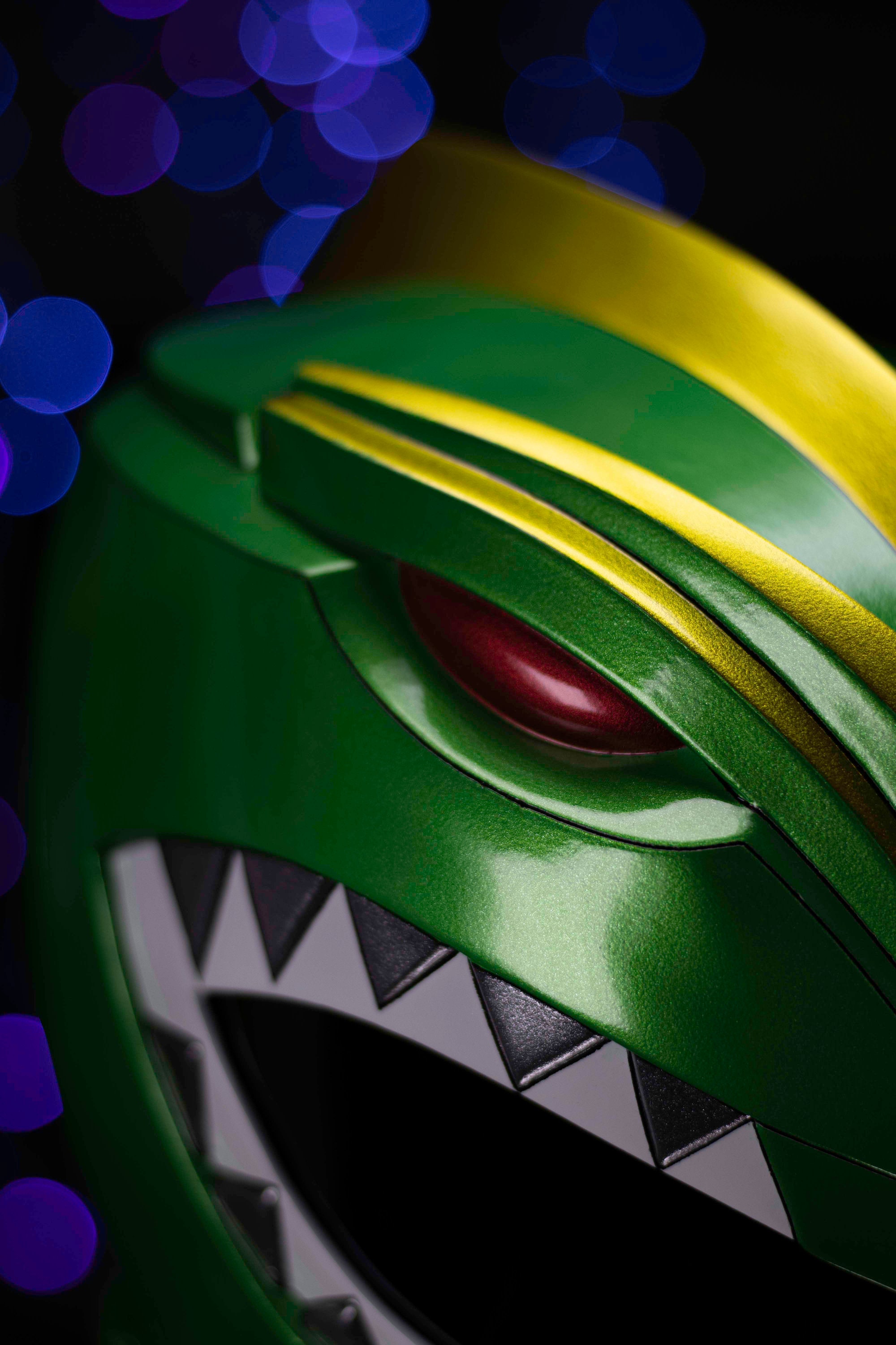Green Ranger Custom Helmet Taller Azlo - Etsy