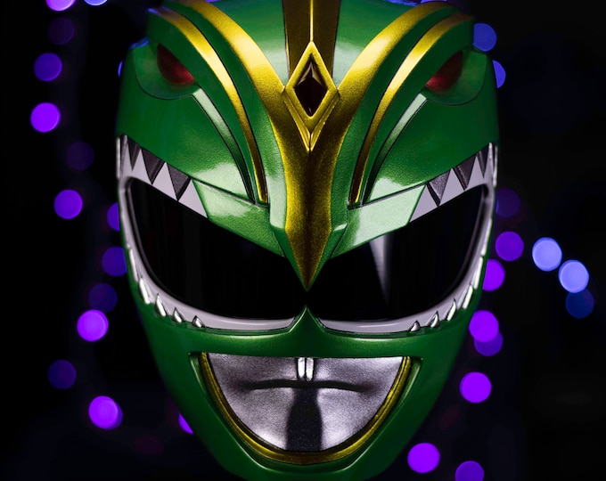 Green Ranger Custom Helmet Taller Azlo - Etsy