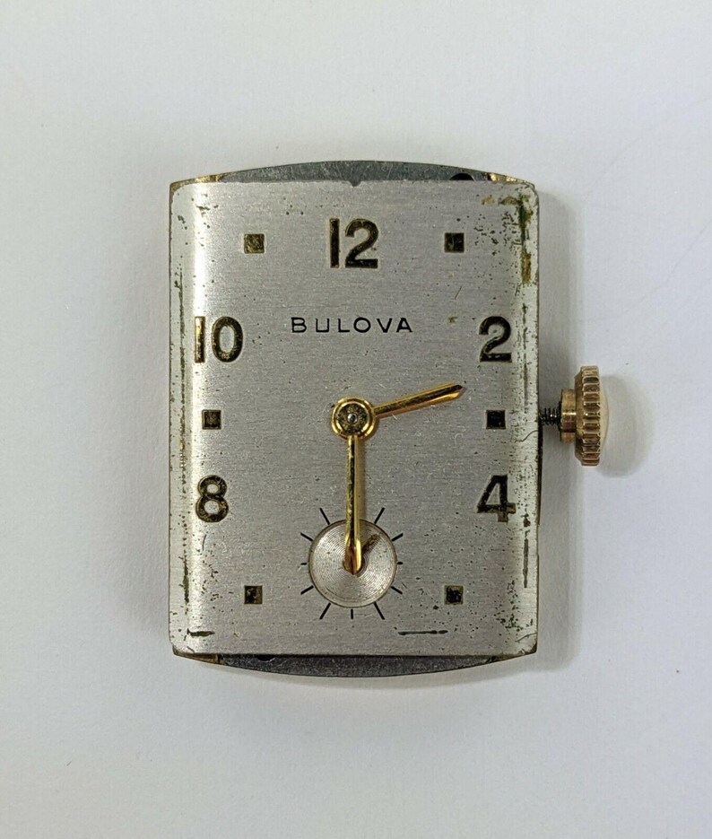 Vintage 14 Kt Gold Bulova Art Deco Men's Watch 21 Jewels 8.5" - Etsy