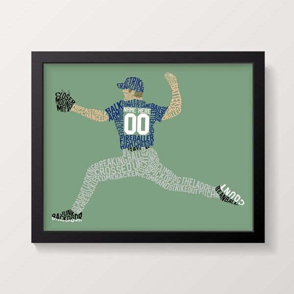 Baseball Pitcher - Etsy