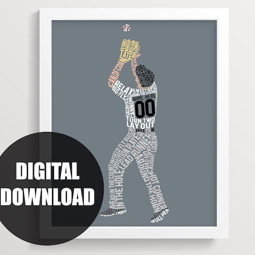 Baseball Word Art Printable Downloadable Print Digital - Etsy