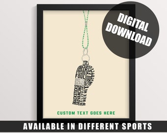 Referee Word Art - Etsy