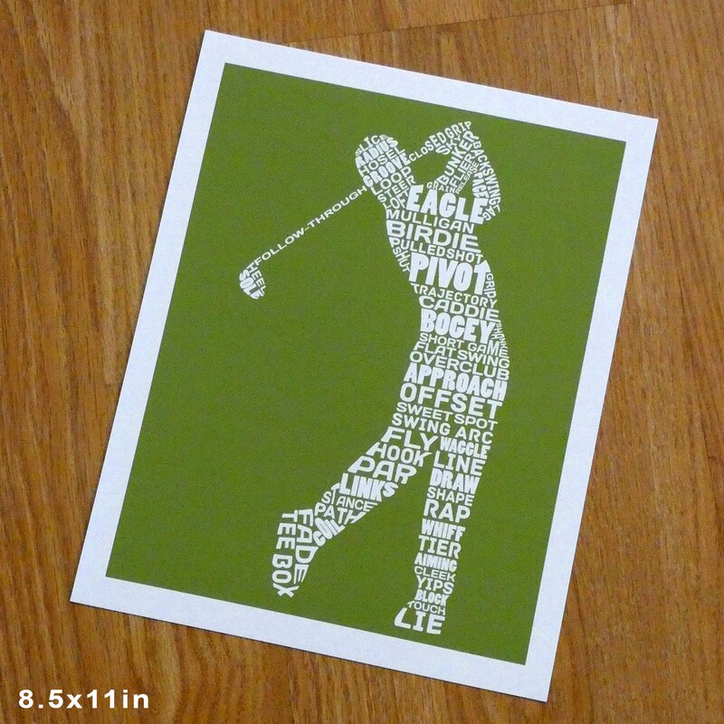 Golf Word Art - Etsy