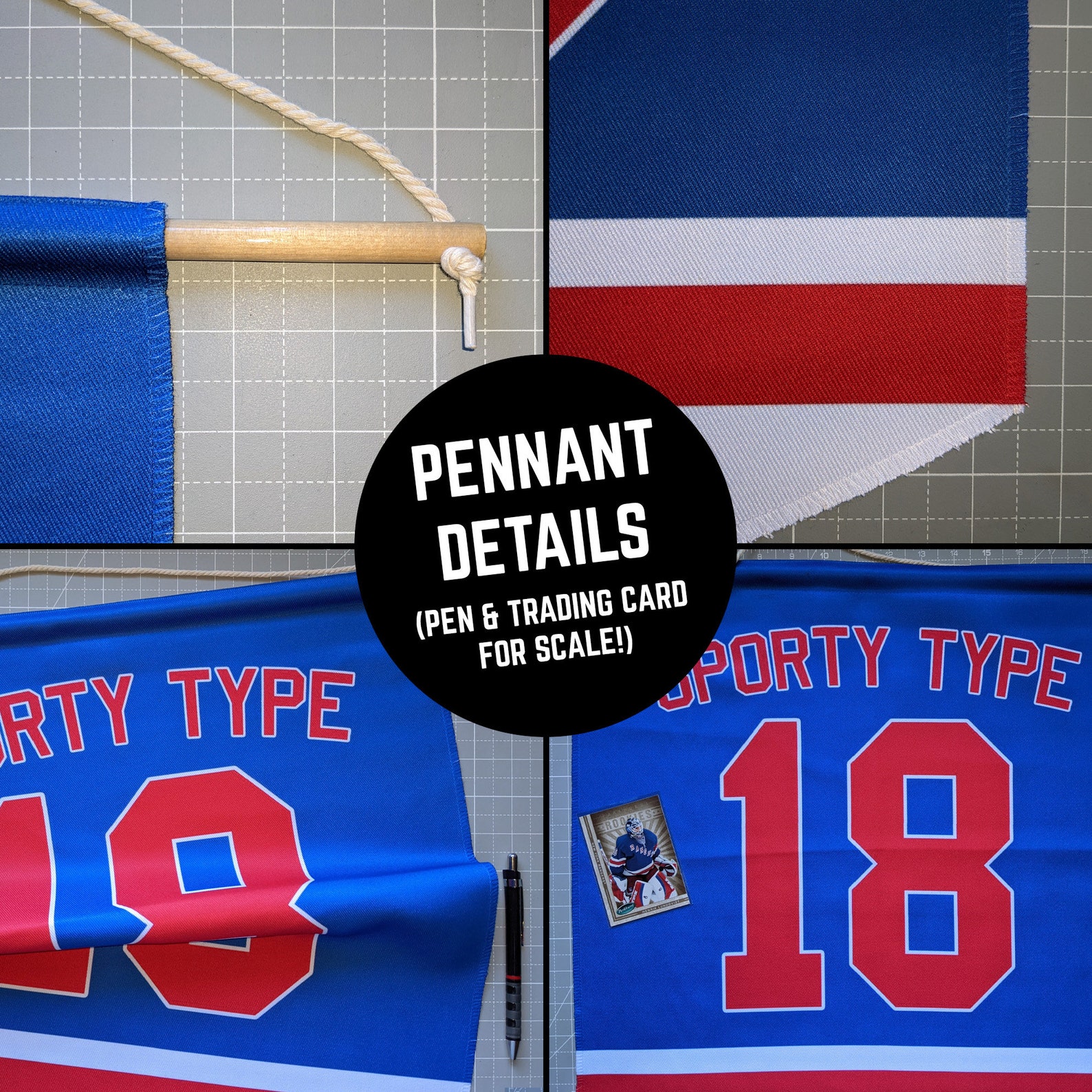 Custom Baseball Pennant: Personalized Name & Number, Team Colors - Etsy
