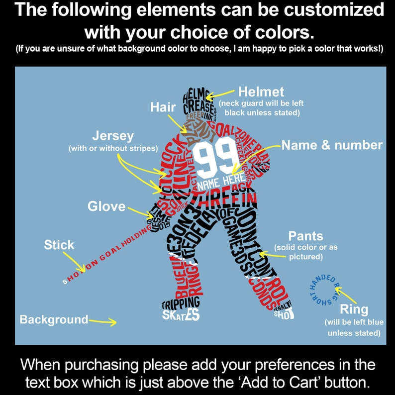 Ringette Word Art Printable Made to Order Digital Download | Etsy