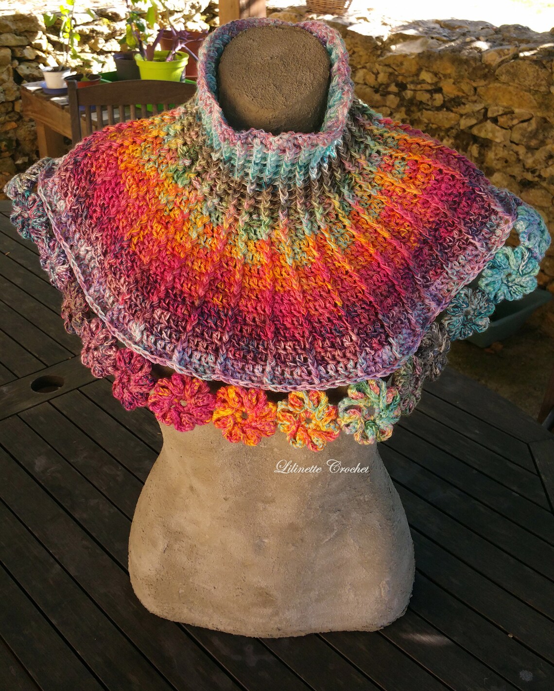 Collar Cowl Capelet Crochet Pattern Instant PDF Download, English ...