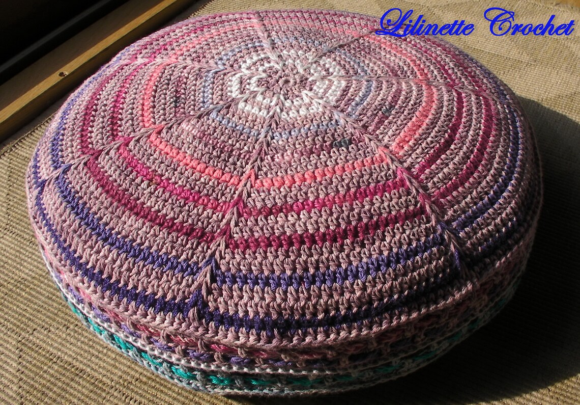 Wisdom & Compassion Crochet Meditation Cushion Pattern - Etsy