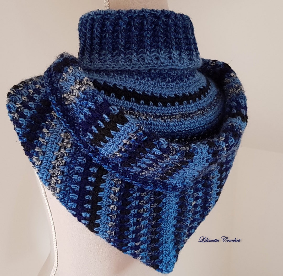 El Capuchon | Crochet Hooded Cowl Pattern, Instant PDF Download ...