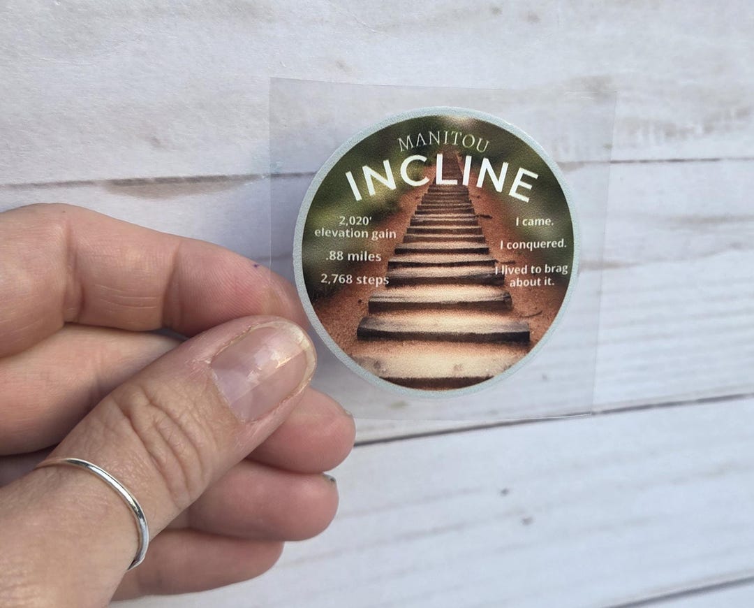 Manitou Incline UV Permasticker Decal, White Accents, New Sticker ...