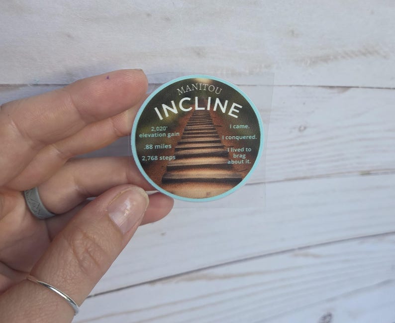 Manitou Incline UV Permasticker Decal, Blue Accents, New Sticker ...