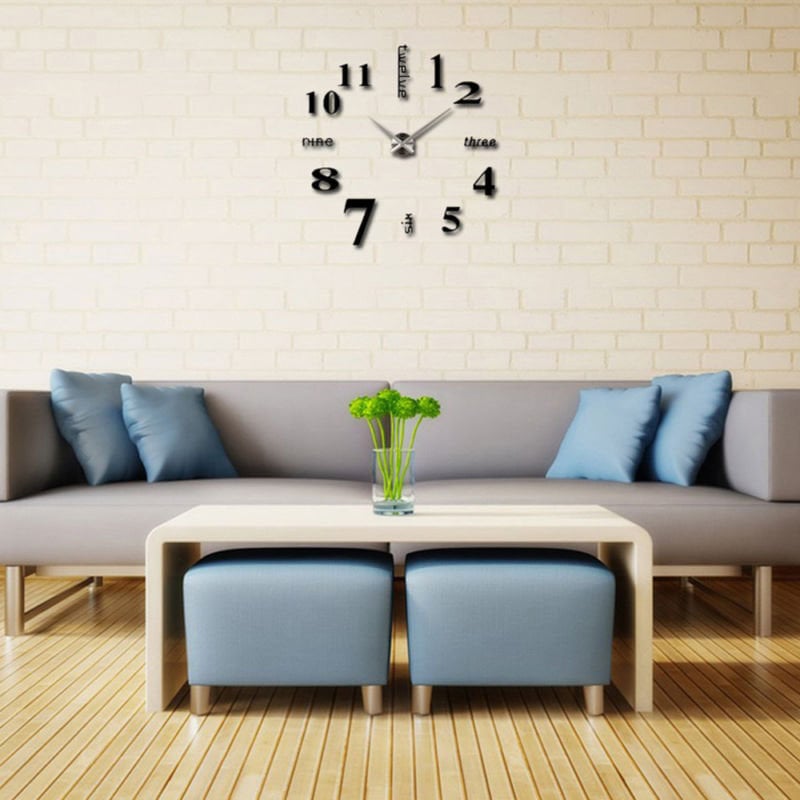 3d Wall Clock Stickers - Etsy