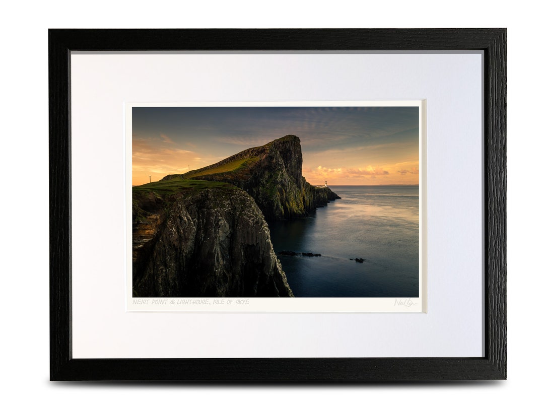 Neist Point & Neist Point Lighthouse, Isle of Skye, Scotland - A4 ...