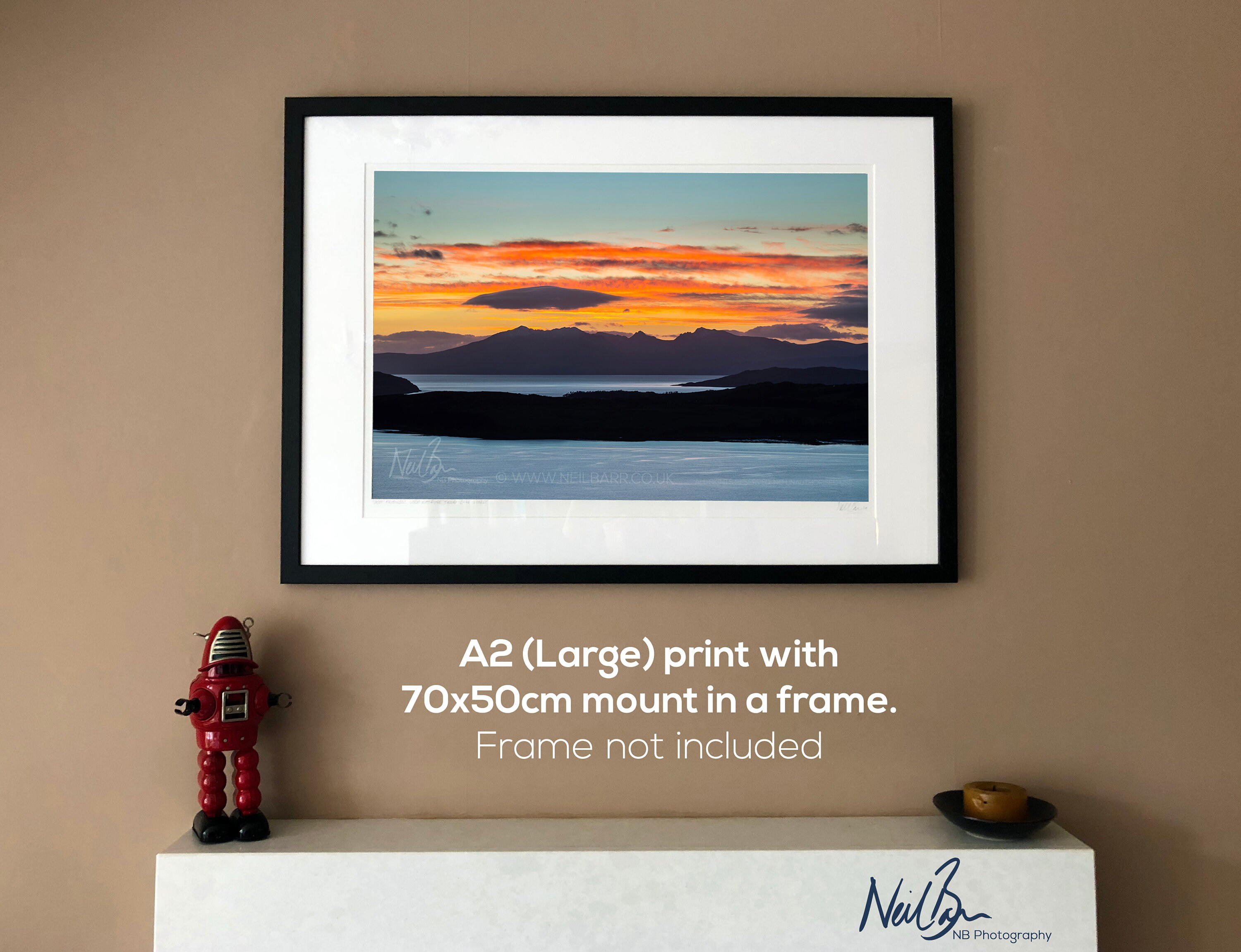 A2 Arran from Haylie Brae A2 Unframed Scottish Fine Art Photo Print by ...