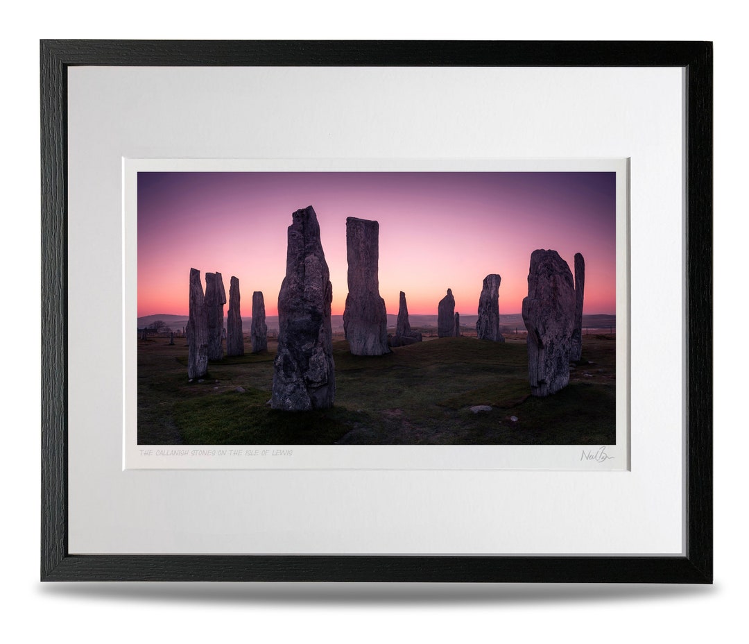 Callanish Stones Isle of Lewis Outer Hebrides Scotland - A3 (40x50cm ...