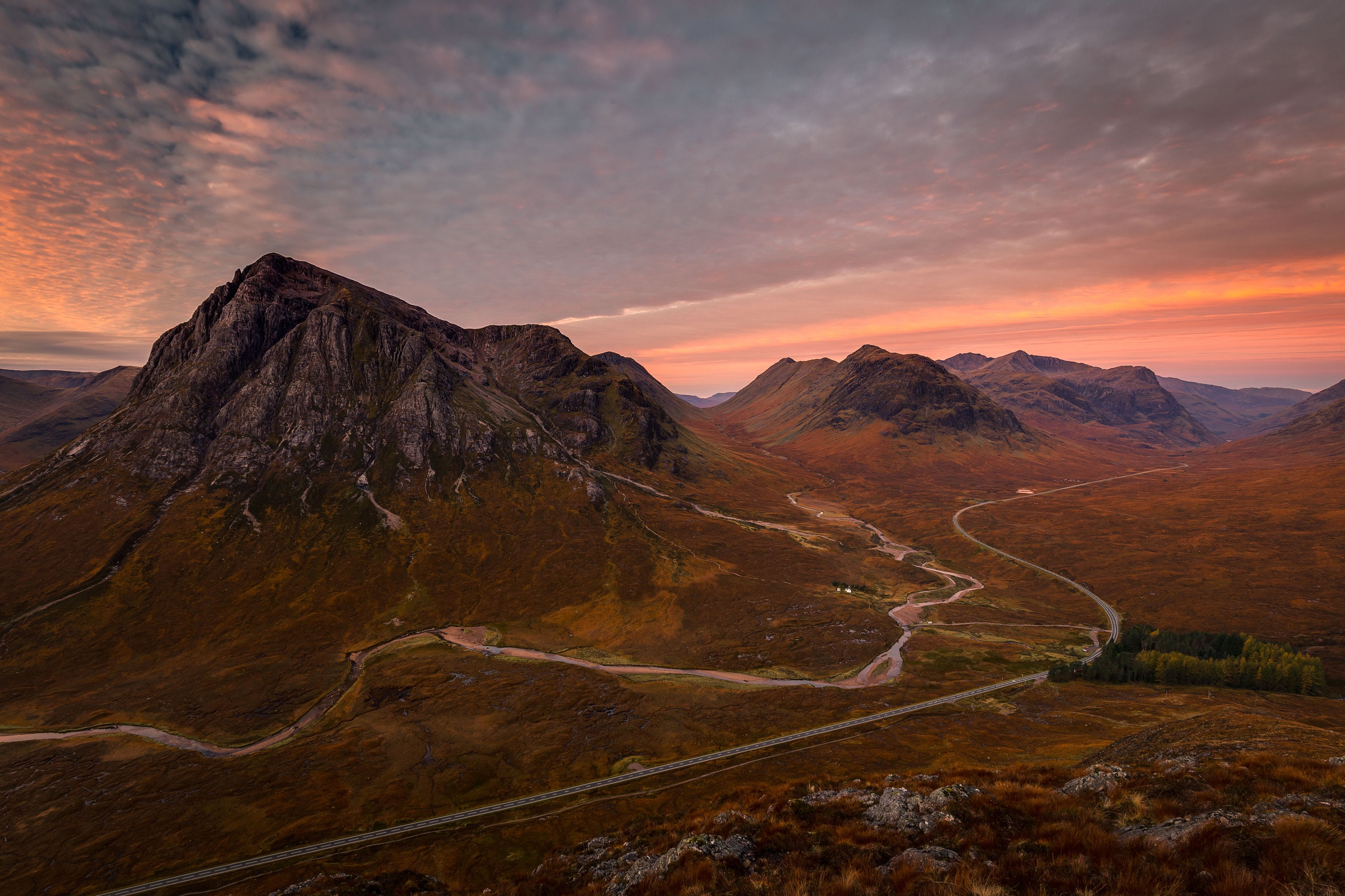 Buachaille Etive Mòr, Glen Coe, Scotland - A2 (70x50cm Mount) Unframed ...