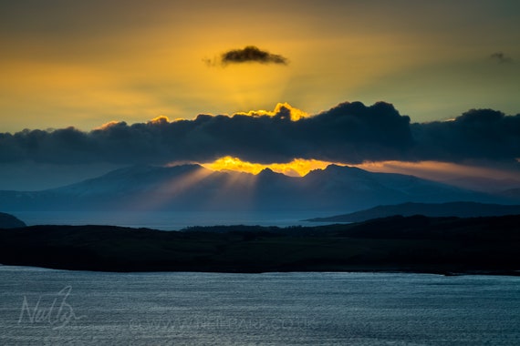 A2 Arran from Haylie Brae A2 Unframed Scottish Fine Art Photo Print by ...
