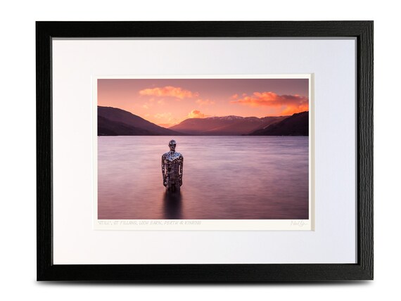 Still Mirror Man Sculpture on Loch Earn St Fillans Scotland - Etsy