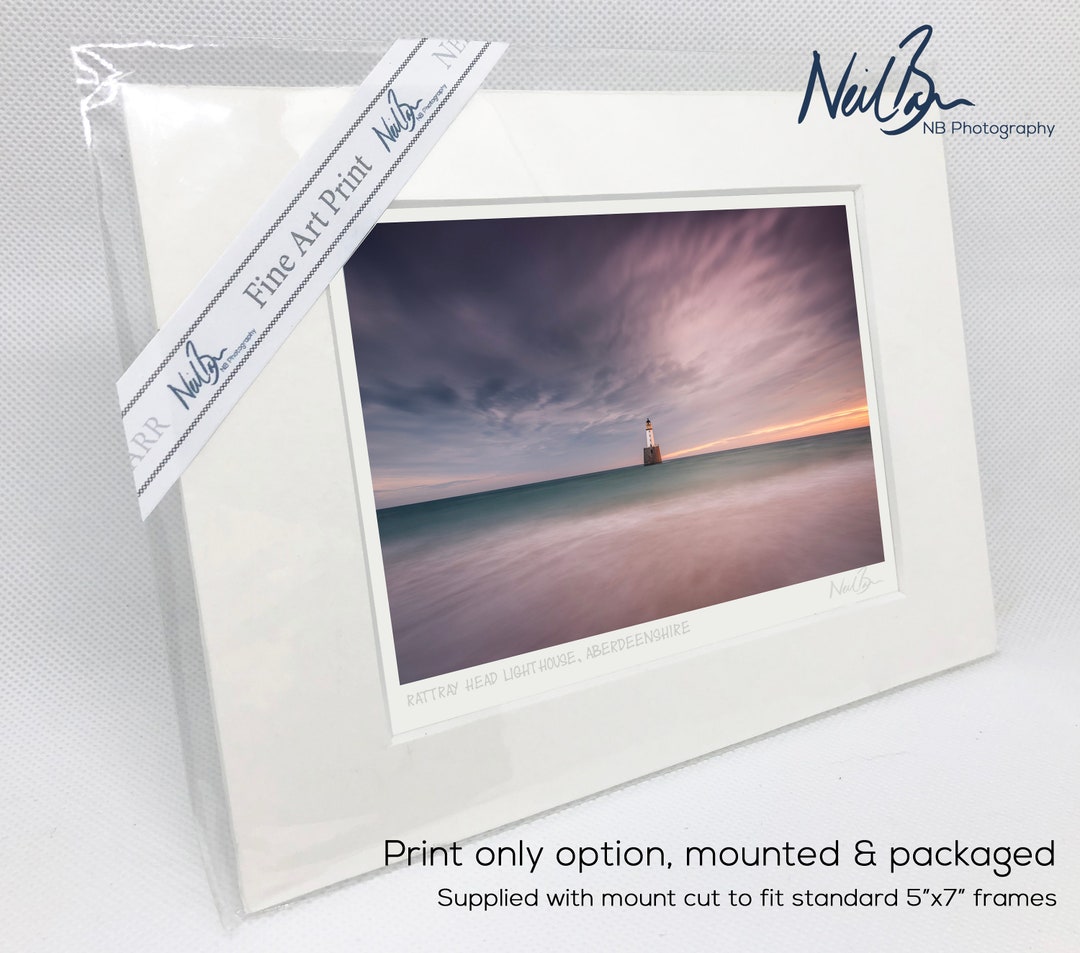 Rattray Head Lighthouse Aberdeenshire Scotland - A6 (7" X 5") Unframed ...