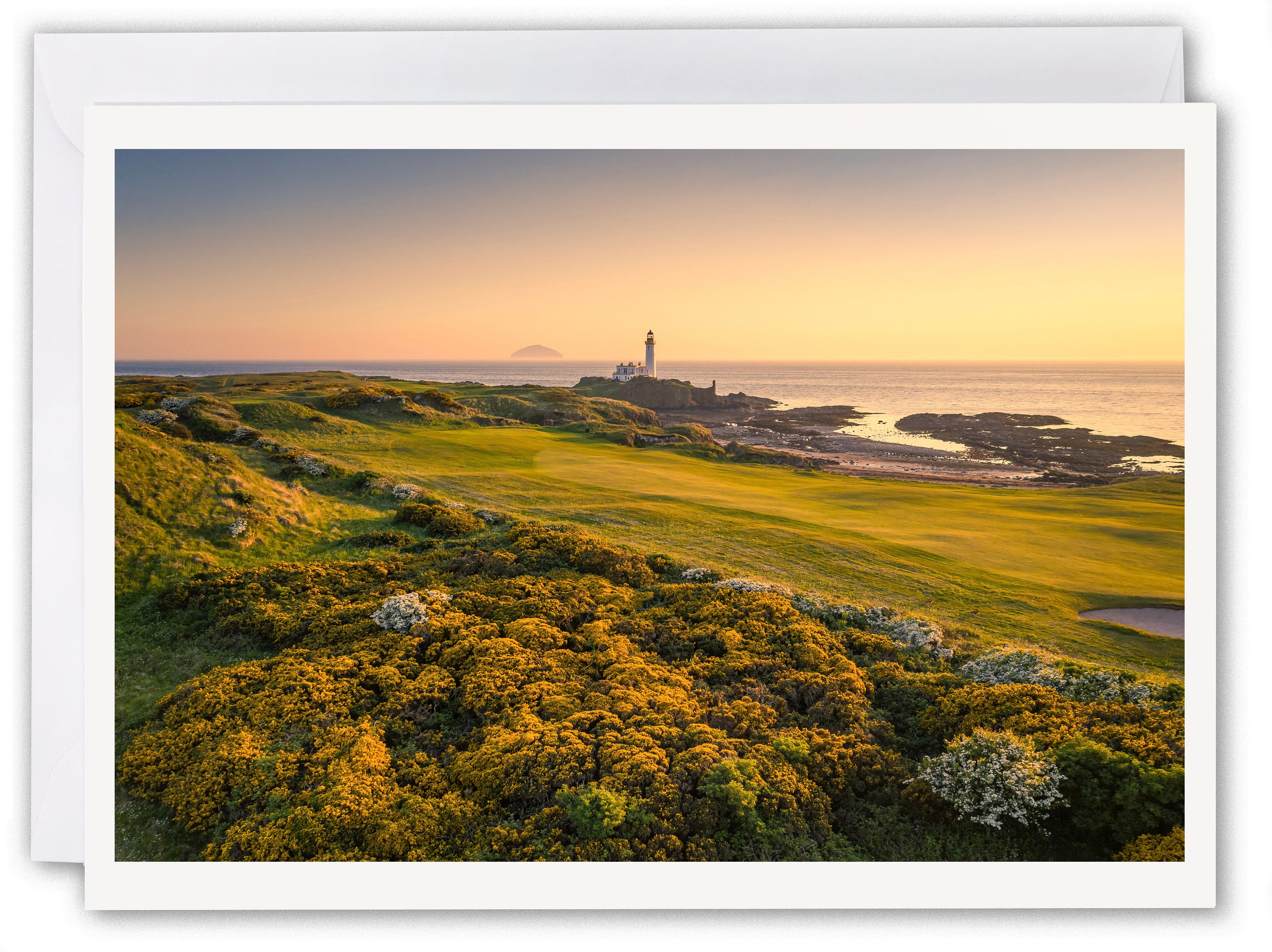 Turnberry Lighthouse Golf Course & Ailsa Craig Ayrshire - Etsy UK